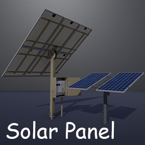 UE4 Unreal 5 Solar Panels solar panel game prop model