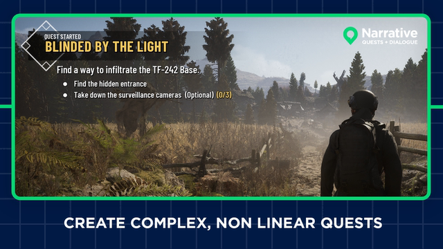 UE5 Unreal 5.5 Narrative 3 - Node Based Quests and Dialogue V3.6