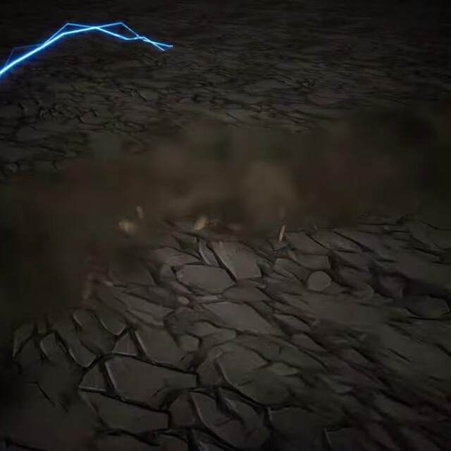 UE5 Unreal 5.4 Electro FX Lightning current impacts Potter effect