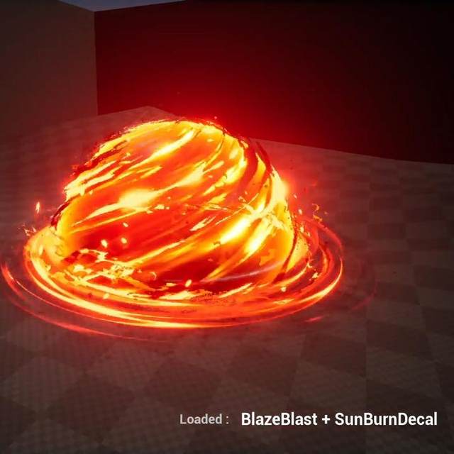 UE5 Unreal 5 AOE and Spell Decal VFX (with SFX) Mage skill special effects