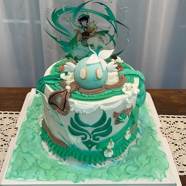 Genshin Impact Fulina Cake Children's Two-Dimensional Customized Anime ...