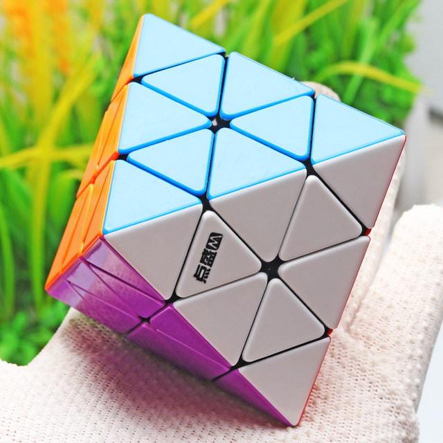 Dian Sheng Magnetic Turning Hubei Ruby Cube Alien Three -Step 8 Modern Pyramid Magic Tower Magic ...