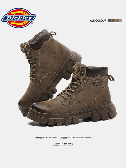 Dickies Boots men's 2025 New arrival winter outdoor hiking boots Thick ...