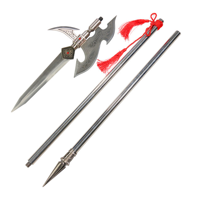 Lu Bu Fangtian Painting Halberd Red Gun Silver Silver Silver Zhang Fei ...