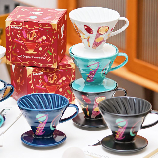 HARIO Art Filter Cup V60 Jazz Classical Music Arita Ceramic Filter Cup ...