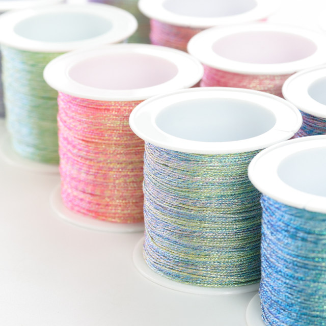 Symphony colored strands 6 strands hand-woven gold rope bracelet ...