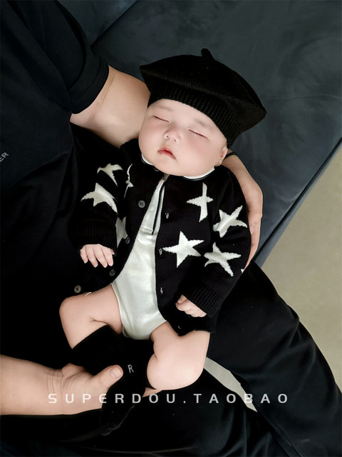New baby spring clothes for babies, Korean style, fashionable infant ...