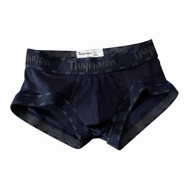 Men's underwear, men's threaded pure cotton boxer combed compartments ...