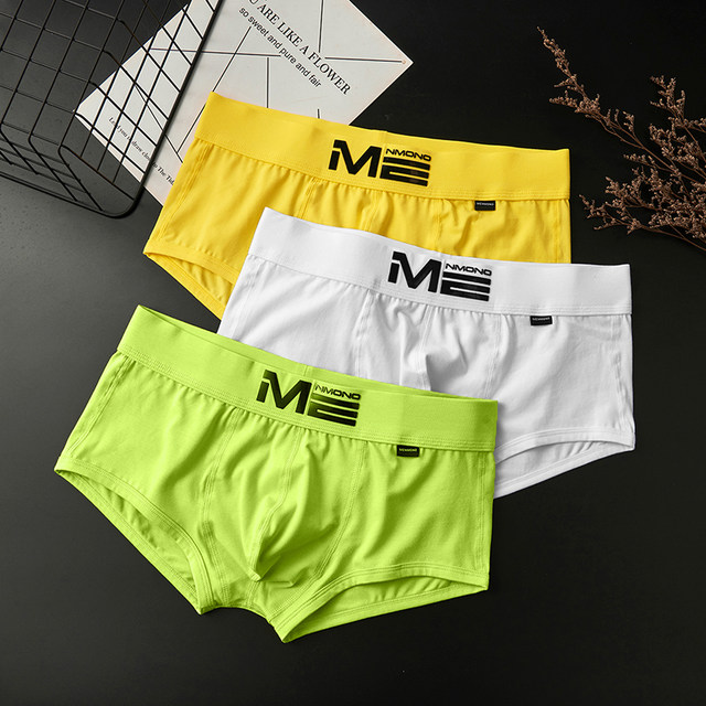 3 pieces of men's underwear men's boxer pants pure cotton Korean ...