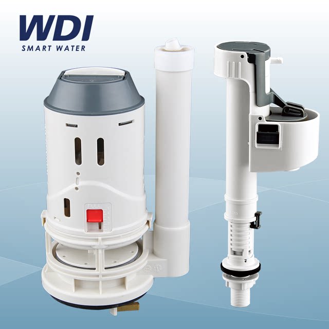 WDI large-caliber 3-inch hole outlet valve top double press toilet ...