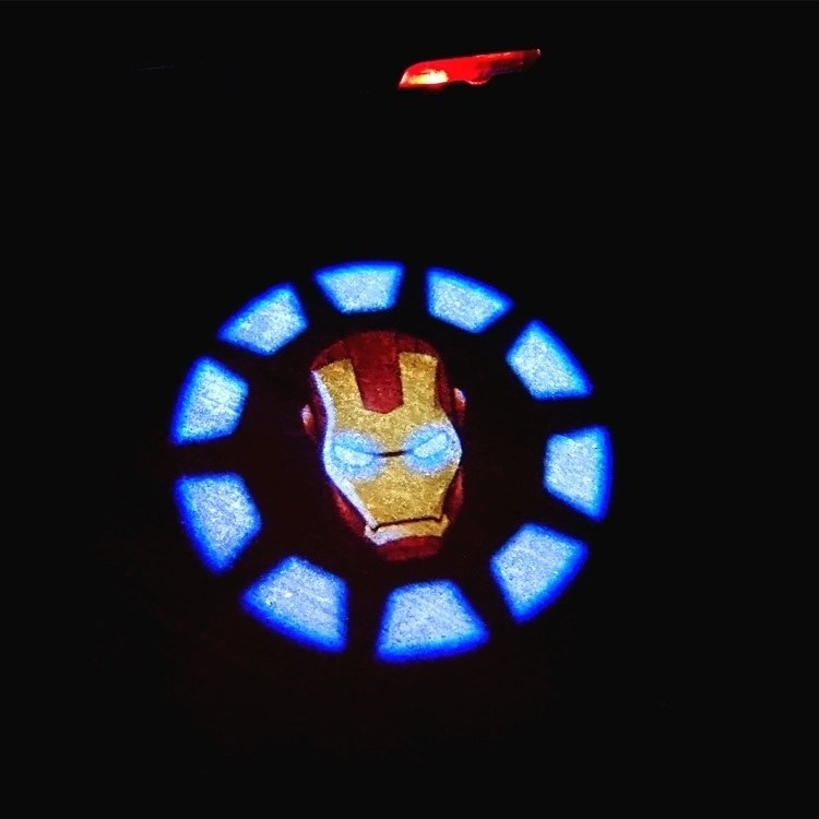 Marvel Avengers Alliance 4 Car Door Welcome Light - Car Photo Induction ...