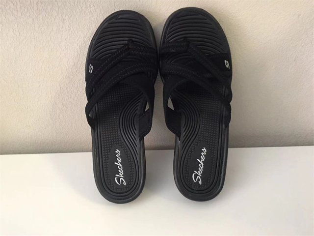 Skechers Skechers Rumblers women's summer thick-soled wedge heel ...