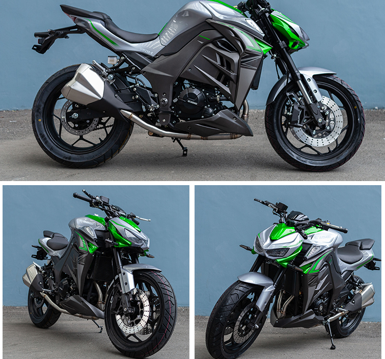 N19 street car Jiajue Python motorcycle Jiaolong sports car Kawasaki Z1000 imitation racing two ...