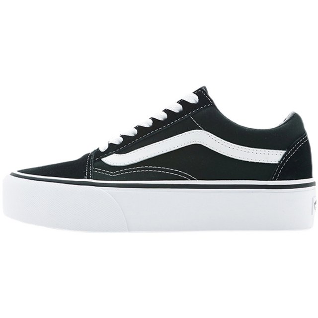 VANS women's shoes with thick bottom increase OLD SKOOL PLATFORM puffed ...