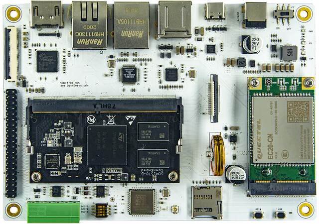 STM32MP1 Internet of Things Linux Development Board IoT Core Board 4G ...