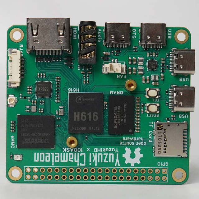 Teak PI H616 development board 8GBEMMC 1GBDDR3 Linux mainline 6.1 ...
