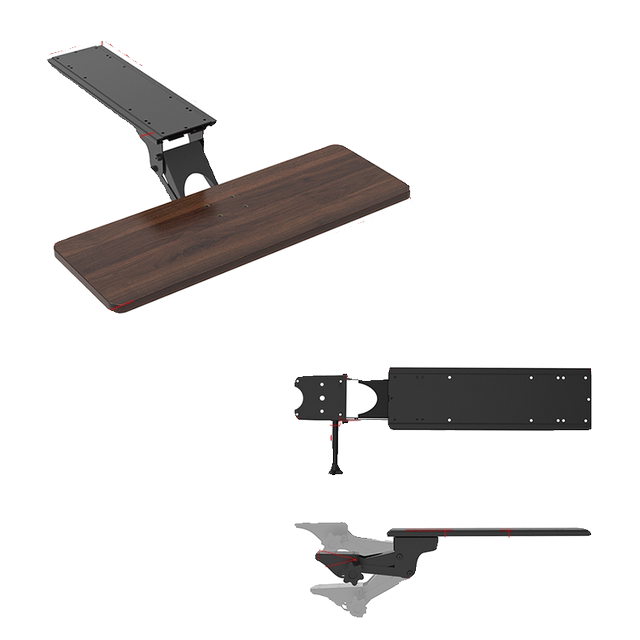 Keyboard bracket, under-desk keyboard and mouse bracket, drawer ...