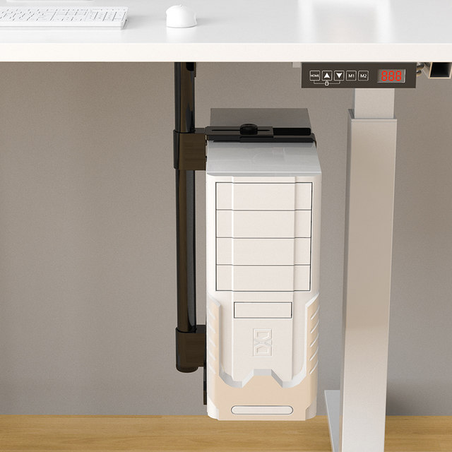 Desktop computer host stand suspension desk under the wall -mounted ...