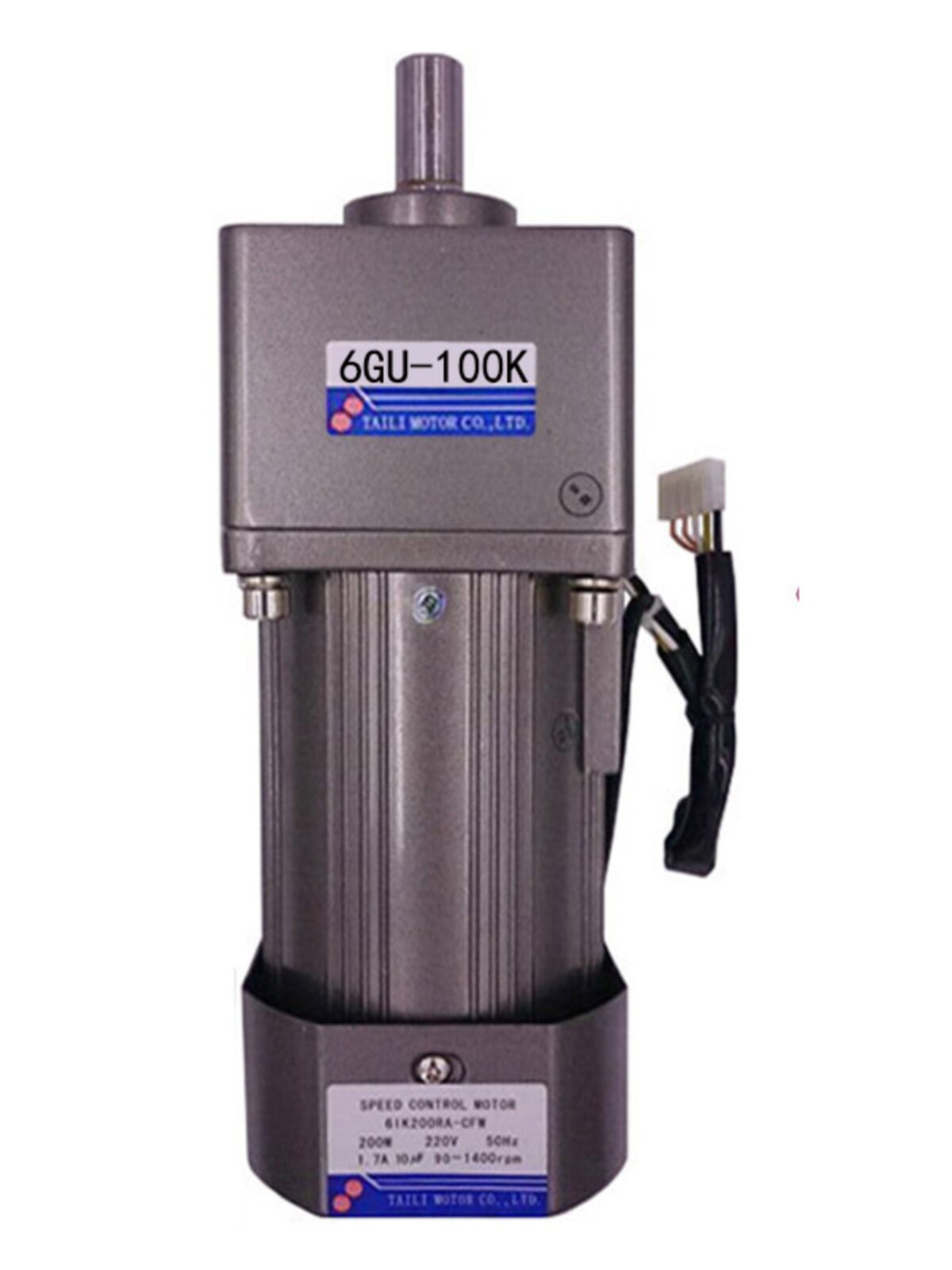 Motor Taili 250W AC s převodovkou 6GU-100K a regulátorem otáček