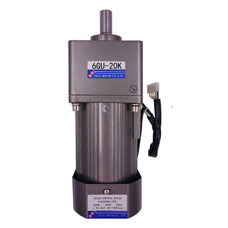 Taili 200W AC Motor with Gear Reducer 6GU-20K - Single-Phase Reversible ...