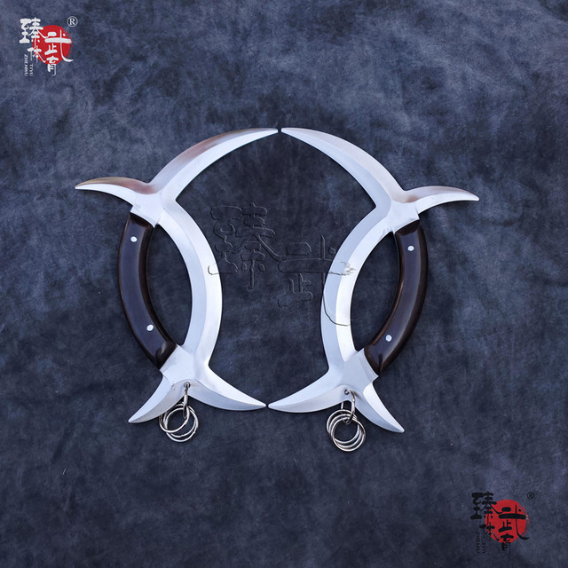 Double key and double axe/stainless steel weapon gossip meridian ...
