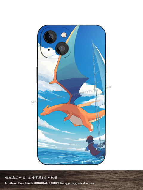 Spitfire Dragon Xiaozhi Survita Pokémon mobile phone case is suitable ...