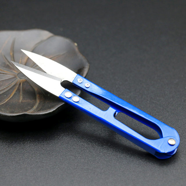Stainless steel U-shaped small household scissors, cross-stitch ...