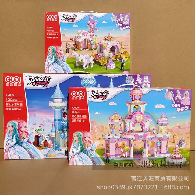 Goody Building Blocks 30008 Sweetheart Ice and Snow Castle Princess ...