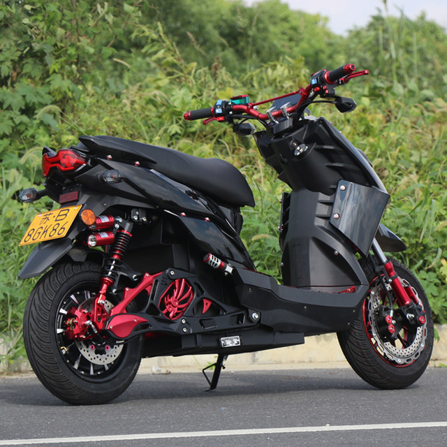 New Julong Electric Motorcycle 72V High -speed Motor Washing Double ...