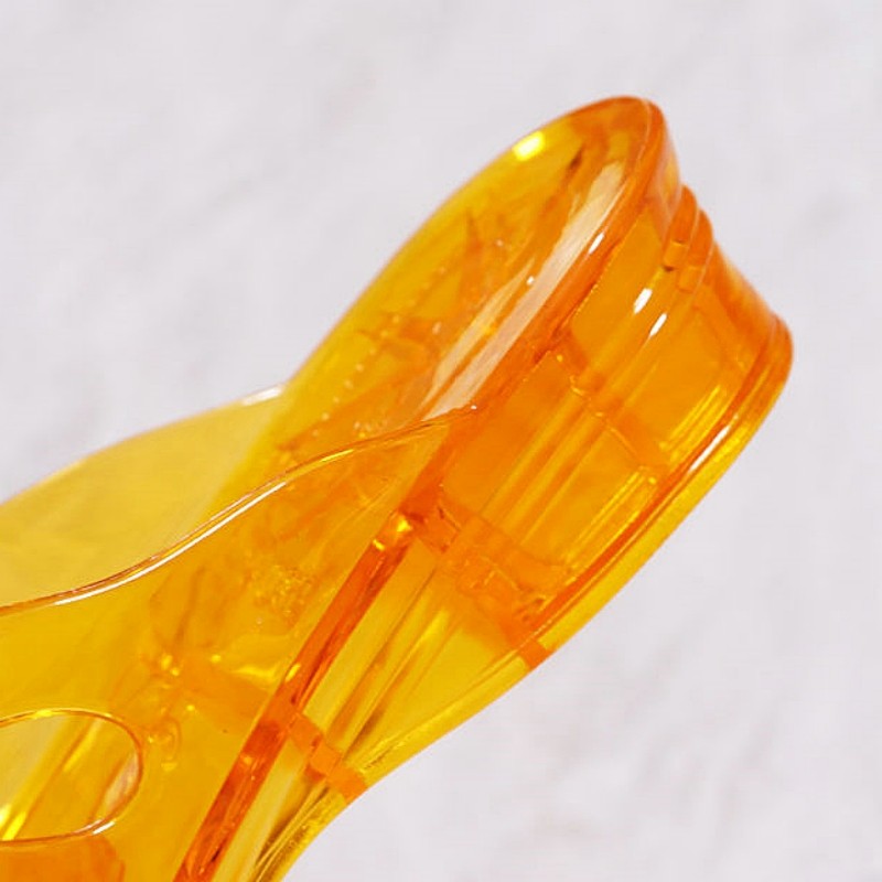 Chanclas con Cuña de Cristal para Mujer Hibuka - Sandalias de Plástico ...