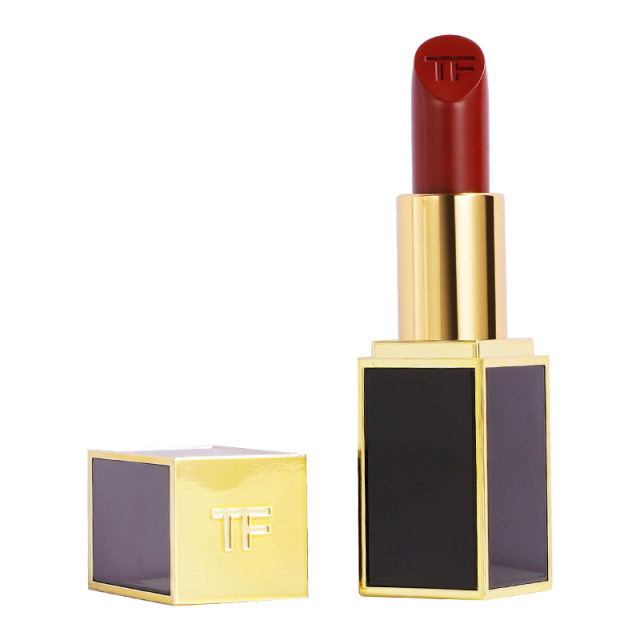 Tom Ford lipstick TOMFORD thin black tube silver tube TF lipstick black gold moisturizing and ...