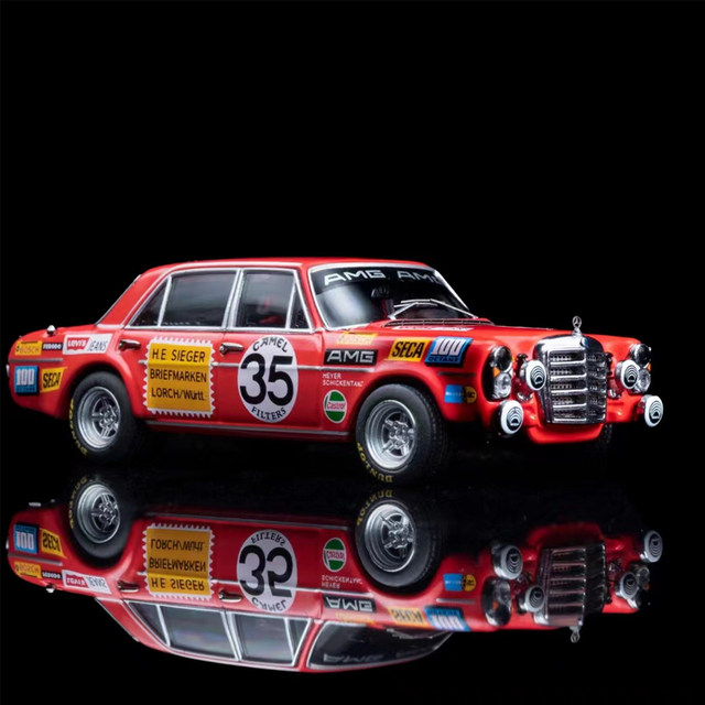 Liberty641: 64 Mercedes -Benz S -Class W109AMG Mercedes 300SEL Red Pig ...