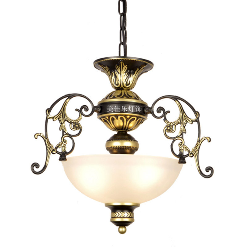 American New Style Glass Chandelier for Balcony Aisle Corridor