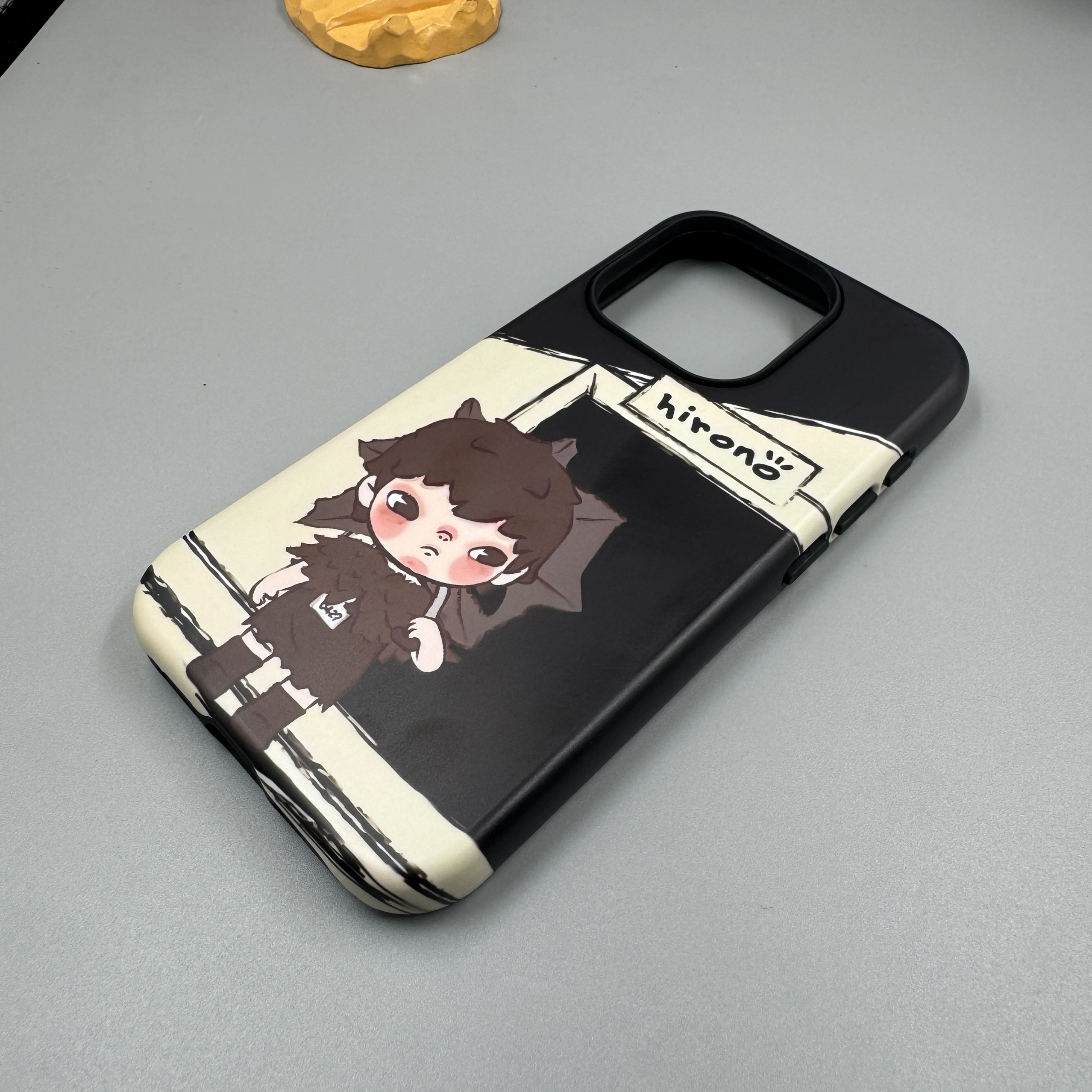 Hirono cute graffiti Ono Chaoku suitable for Apple 16Promax mobile phone case 15Promax new film ...