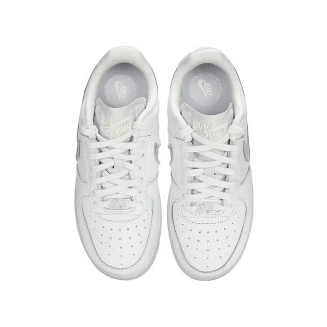 Nike women's Air Force One sneakers AF1 low-top retro sneakers white ...