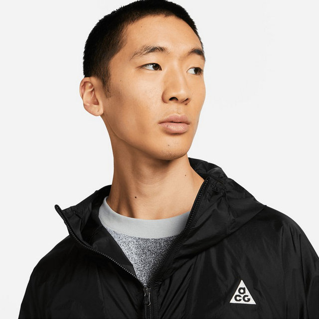 Nike ACG outdoor hiking jacket woven sports suit soft shell top black ...