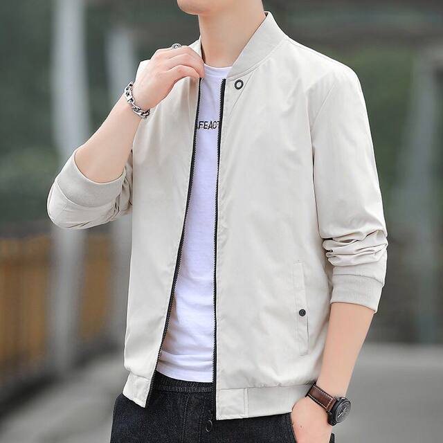 2025 spring and autumn jacket Men's trendy baseball thin casual trench ...