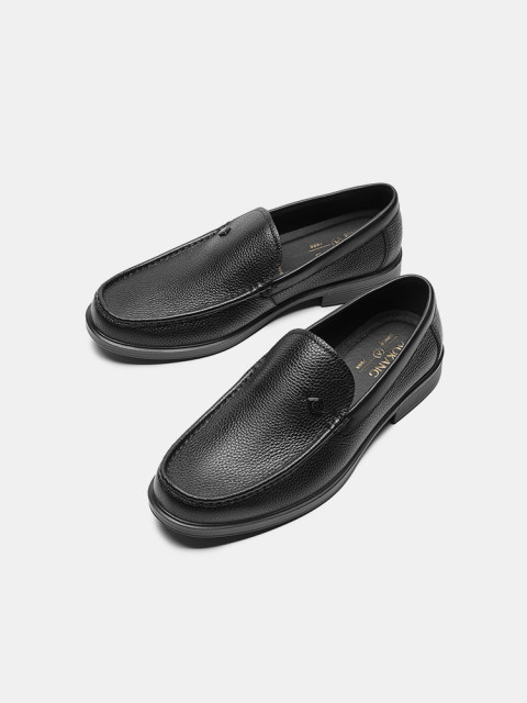 Aokang Men's Shoes 2025 Spring Lefu Shoes Light Light Daily Betal Skin ...
