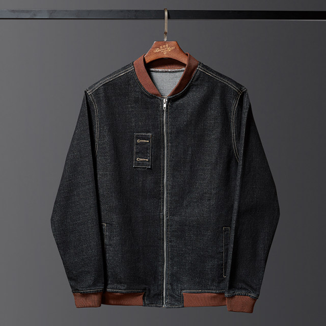 Autumn and winter trendy brand large size bat sleeve denim jacket plus ...