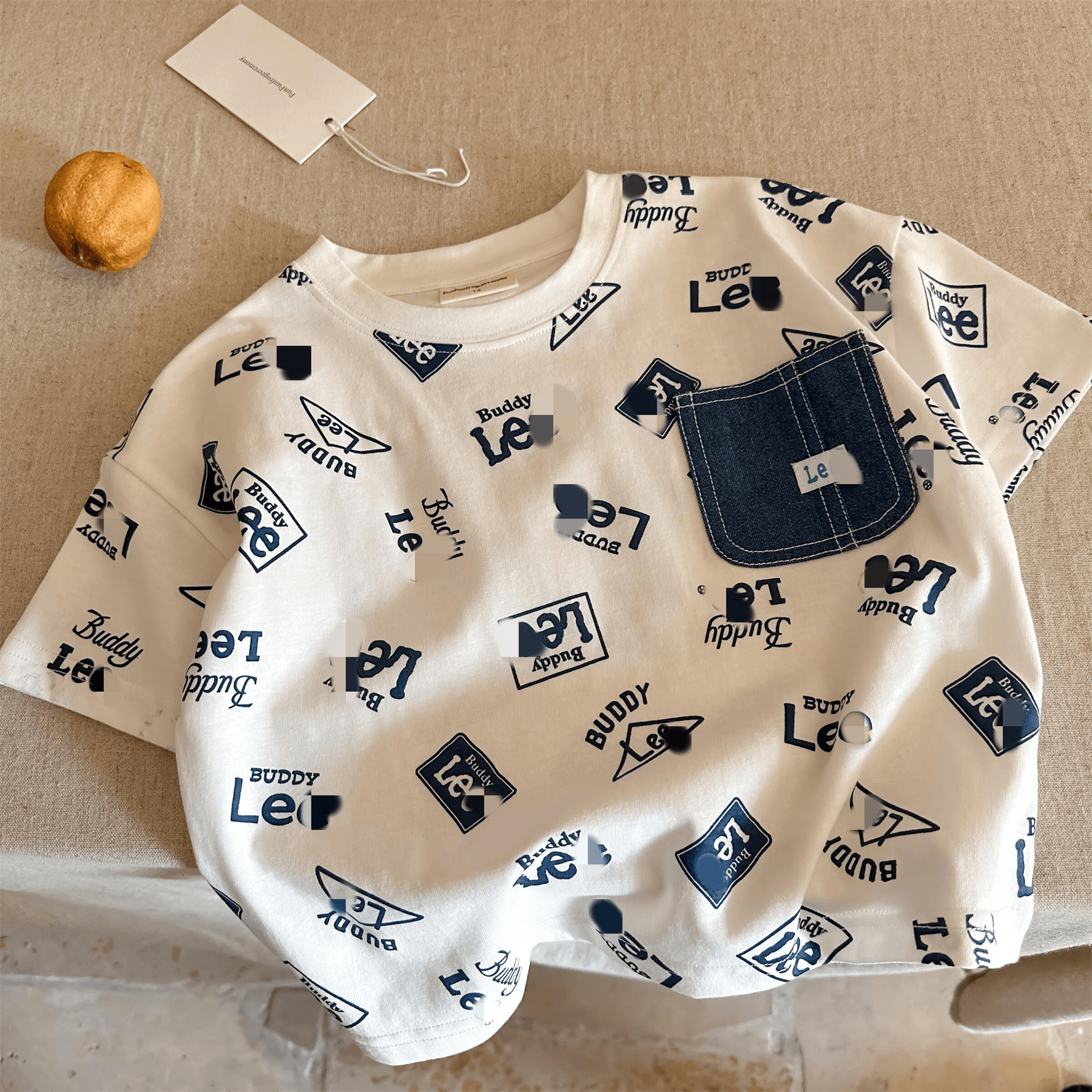 Chenma Children's Short Sleeve 2025 Summer Boys and Girls Japanese Trendy Brand Letters T Baby ...