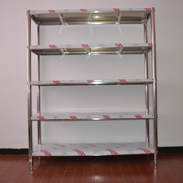 Stainless steel household shelves, storage racks, utility racks, floor ...