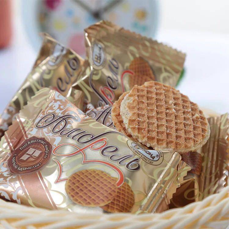 Aconte Russian Honey Wafer Biscuits - 500g