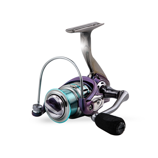 All-metal 22-axis Luya black clever mouth micro-object spinning wheel ...