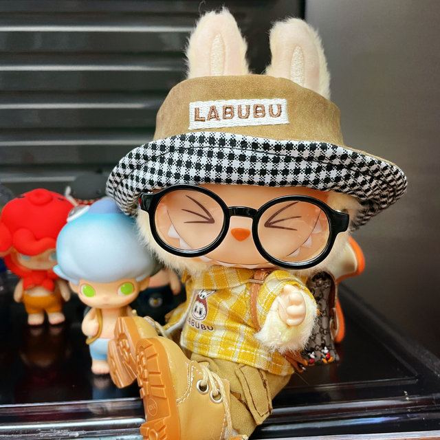 Labubu 17cm sitting party popmart autumn Labubu baby clothes v2 sitting ...