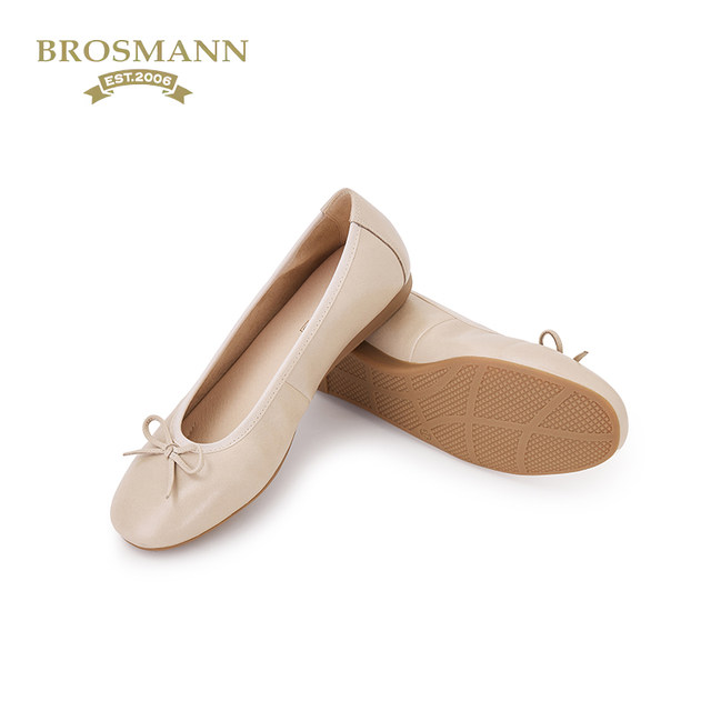 Bao Shuman's autumn new shallow-mouthed single shoes for women, flat ...