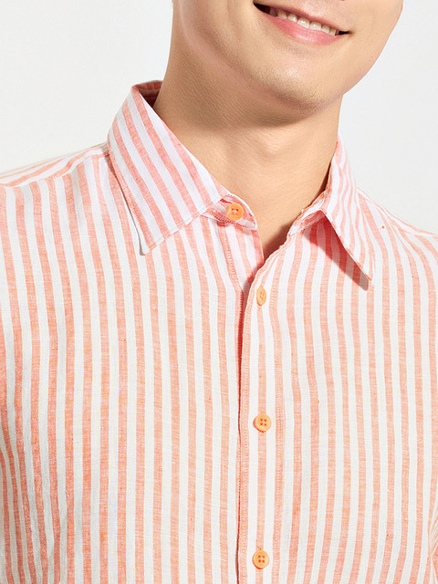 Youngor men's long -sleeved shirt spring new official business casual ...