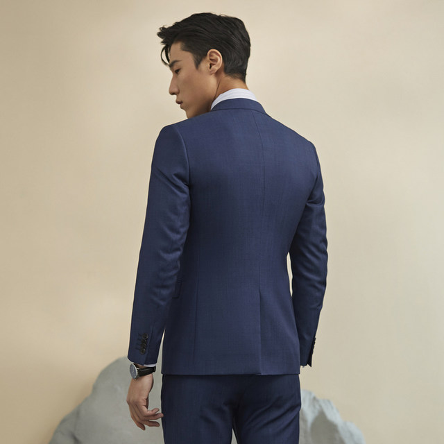 Youngor men's suit autumn new official business casual mulberry silk ...