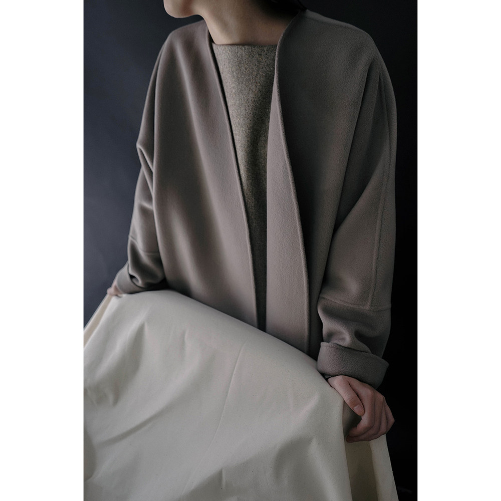 Wooden Ship Gray Wool & Cashmere Coat - Winter 2021