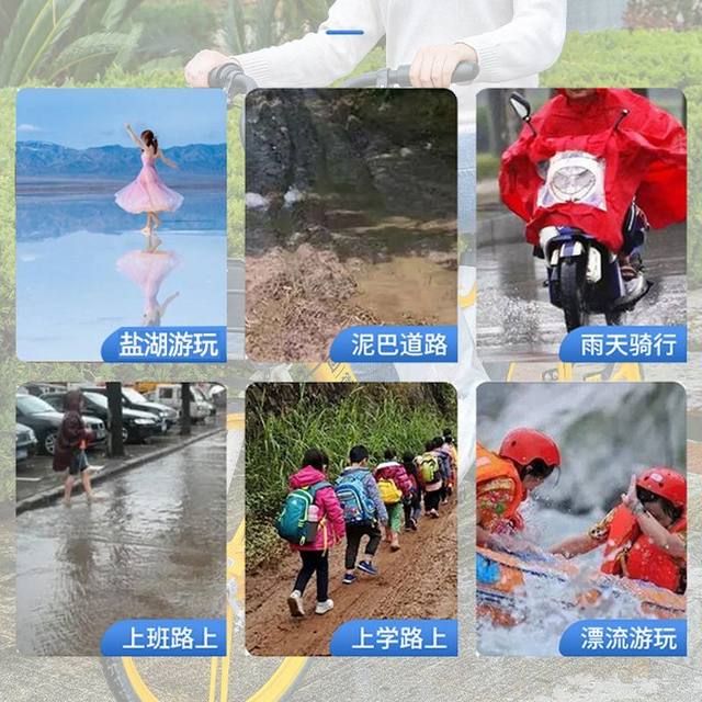 Disposable rain boots, non-slip transparent plastic outdoor isolation ...