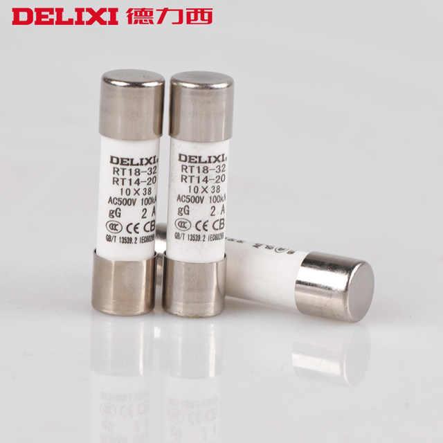 Delixi fuse melt core RT18-32 fuse body 6A16A32A round fuse seat ...